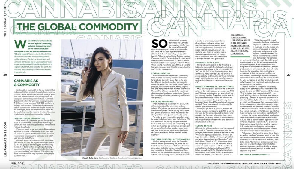 Leaf Magazines Global Issue – June 2021 | Black Legend Capital